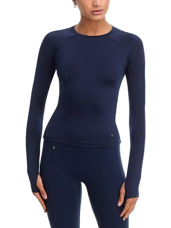 On Studio Long Sleeve Tee - Navy