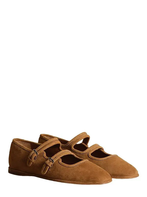 Jenni Kayne Wren Mary Jane Flats - Toffee