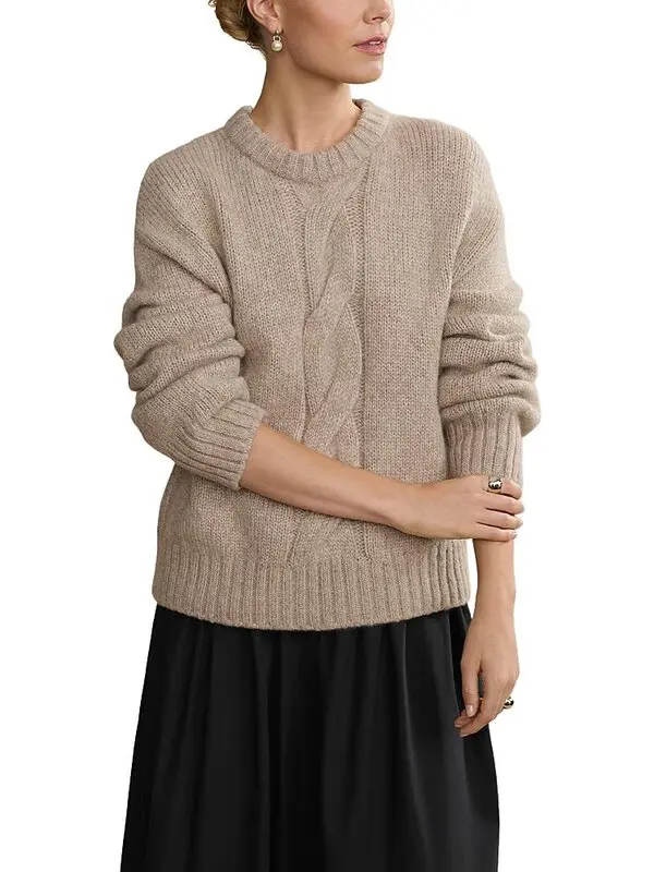 Jenni Kayne Tove Crewneck Sweater - Oat