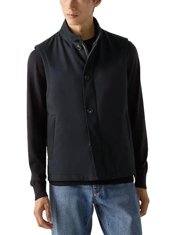 Zegna Motorin 50cc Microfiber Vest - Navy Blue