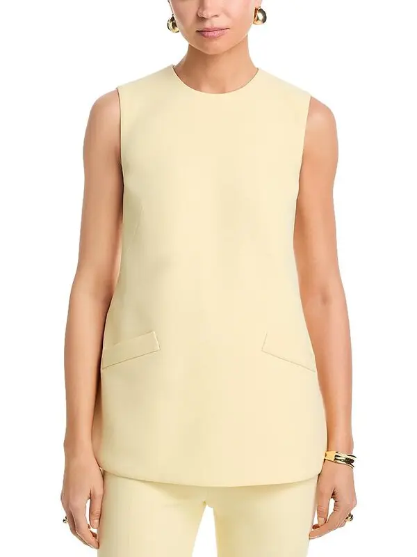 Safiyaa Oscar Sleeveless Top - Pale Yellow
