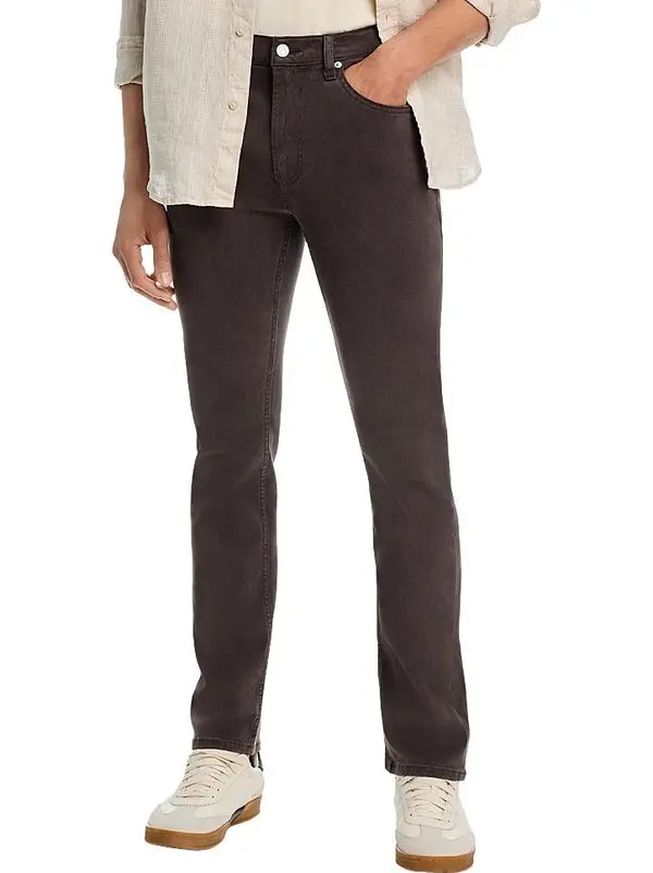 FRAME Straight Fit Modern Jeans - Dark Chocolate