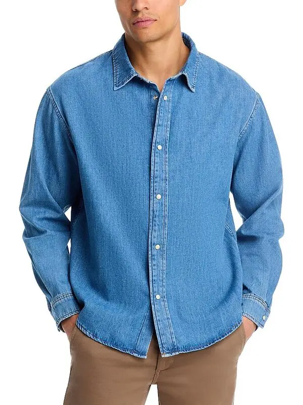 FRAME Classic Long Sleeve Denim Shirt - Tidewash
