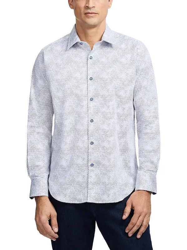 Robert Graham Akehurst Patterned Long Sleeve Woven Shirt - Multi