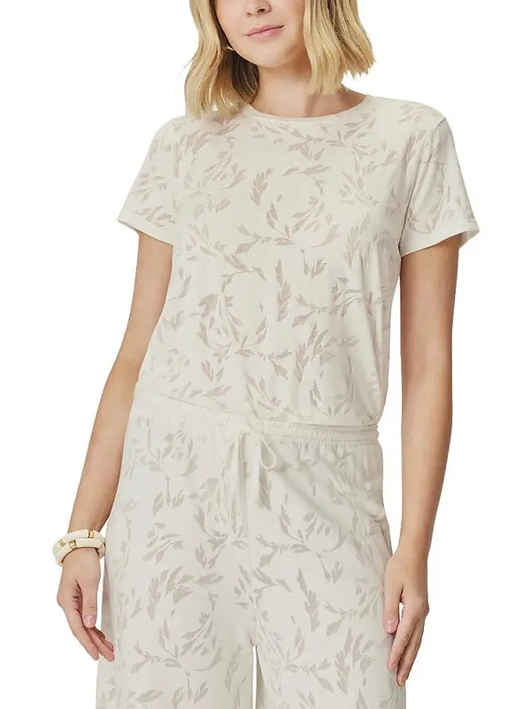Splendid Air Burnout Tee - Shell Windswept