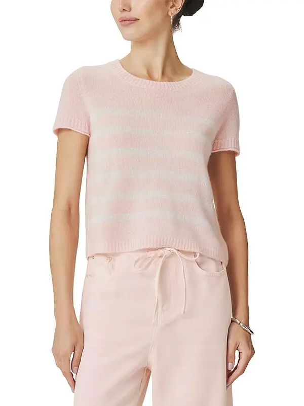 Splendid Emerson Stripe Sweater - Rose Petal/shell