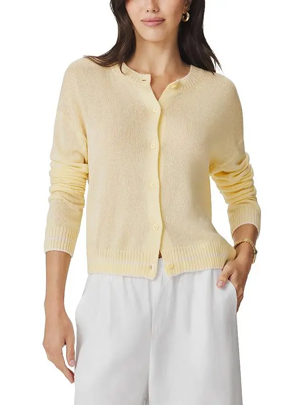 Splendid Emerson Cardigan Sweater - Honeysuckle/shell