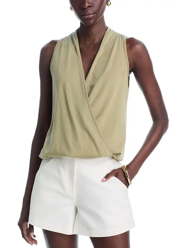 Ramy Brook Jenny V-neck Top - Safari