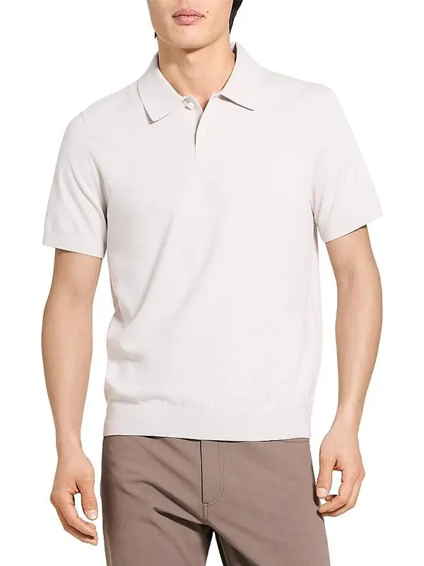 Theory Soris Polo Shirt - Silver Cloud