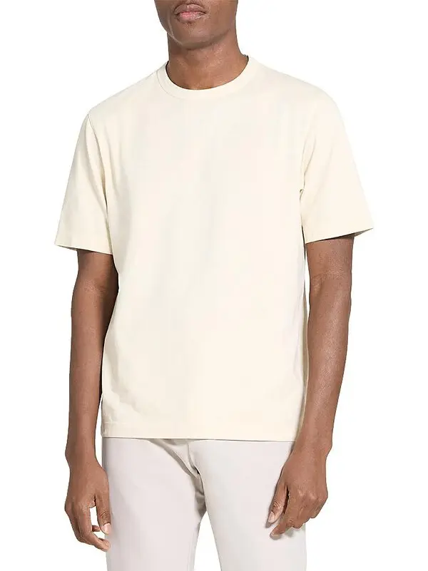 Theory Short Sleeve Crewneck Tee - Tinted Seashell