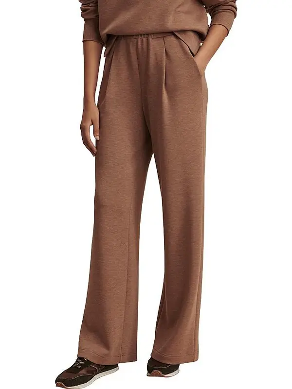Varley Extra Wide Leg Pants - Golden Brown