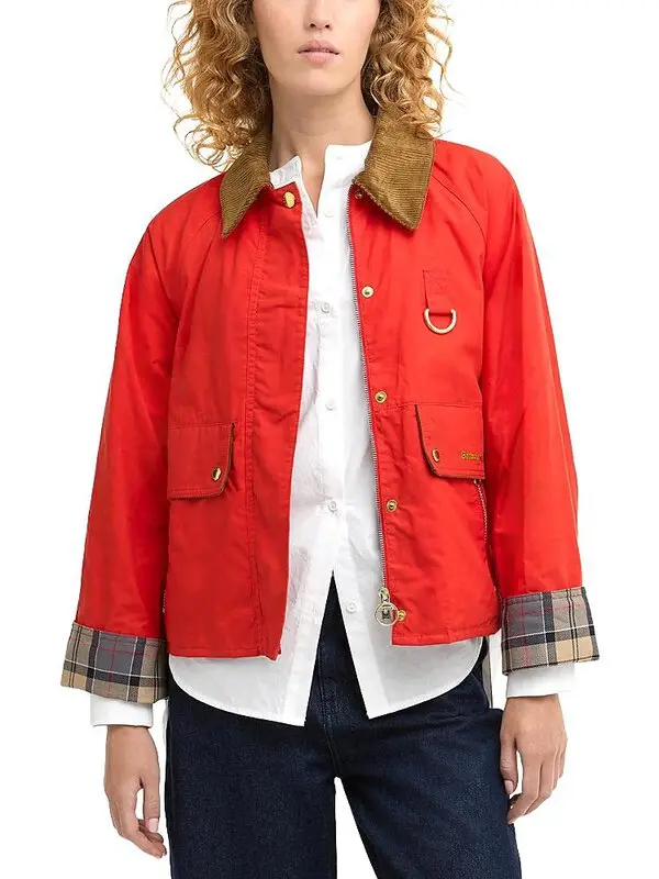Barbour Mackworth Jacket - Vermillion