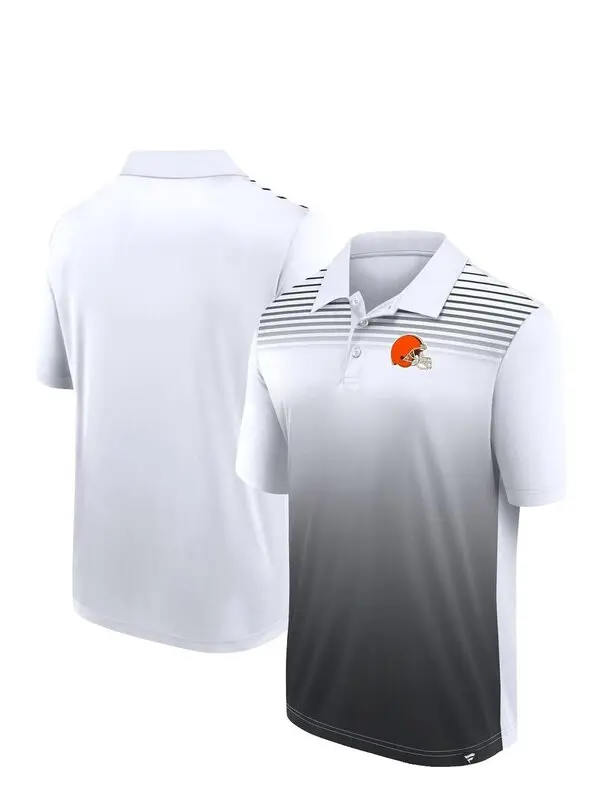 LOGO ATHLETIC Cleveland Browns Sandlot Game Polo - White