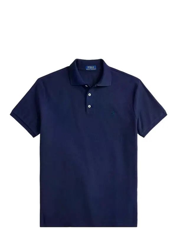 Polo Ralph Lauren Buttoned Short-sleeve Polo Shirt - Blue