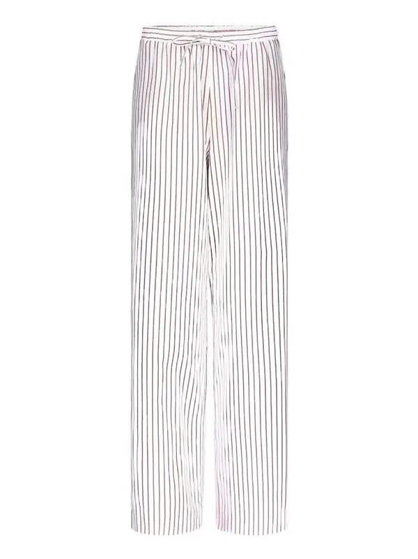 Loulou De Saison Striped Cisco Trousers - White