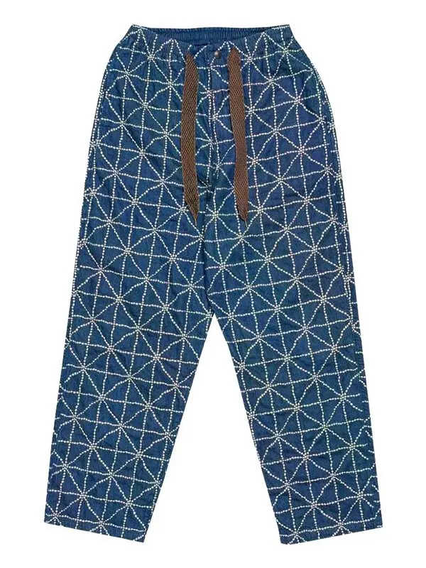 Kapital Knee Baggy Denim Trousers - Blue