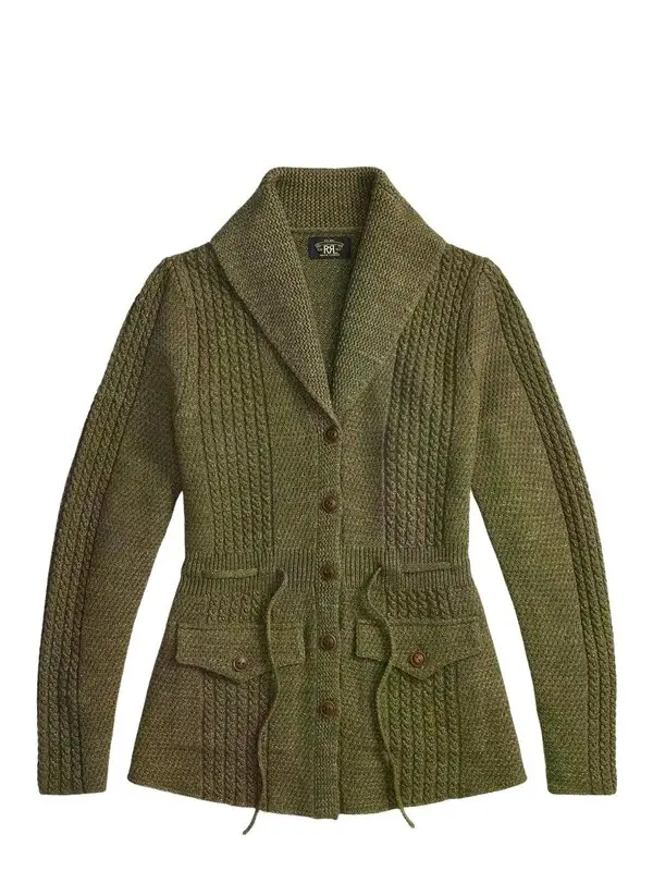 Ralph Lauren Drawstring Cardigan - Green