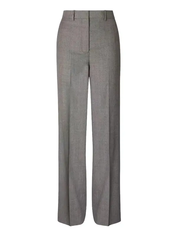 Tory Burch Wool Relaxed-fit Pants - Grey