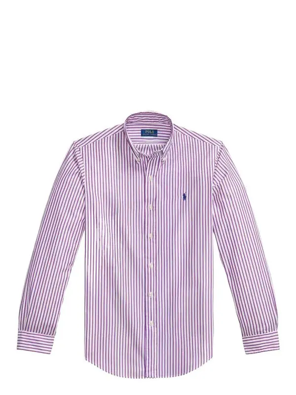 Polo Ralph Lauren Striped Long-sleeve Shirt - Purple