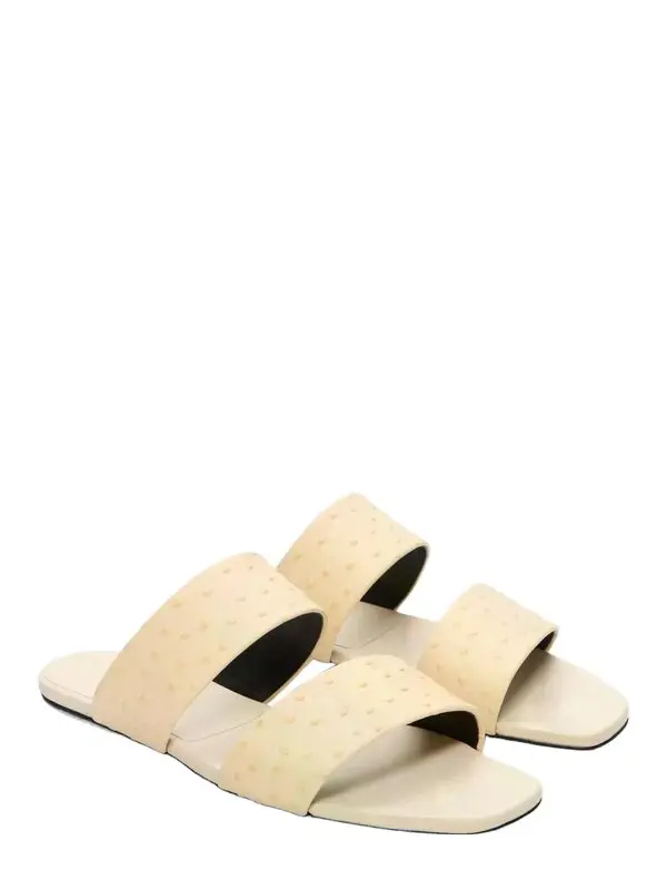 Loulou De Saison Jako Textured Straps Sandals - Neutrals