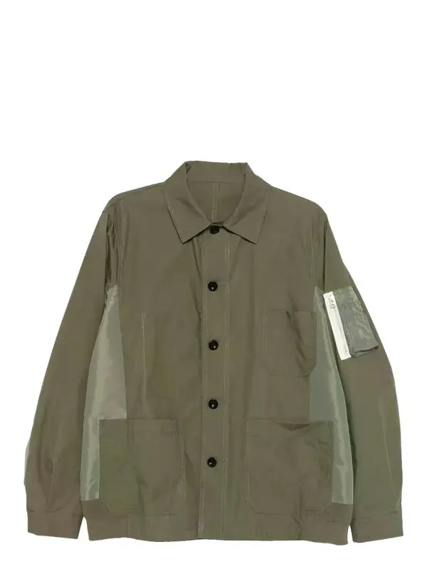 Sacai Pocket Panelling Jacket - Green