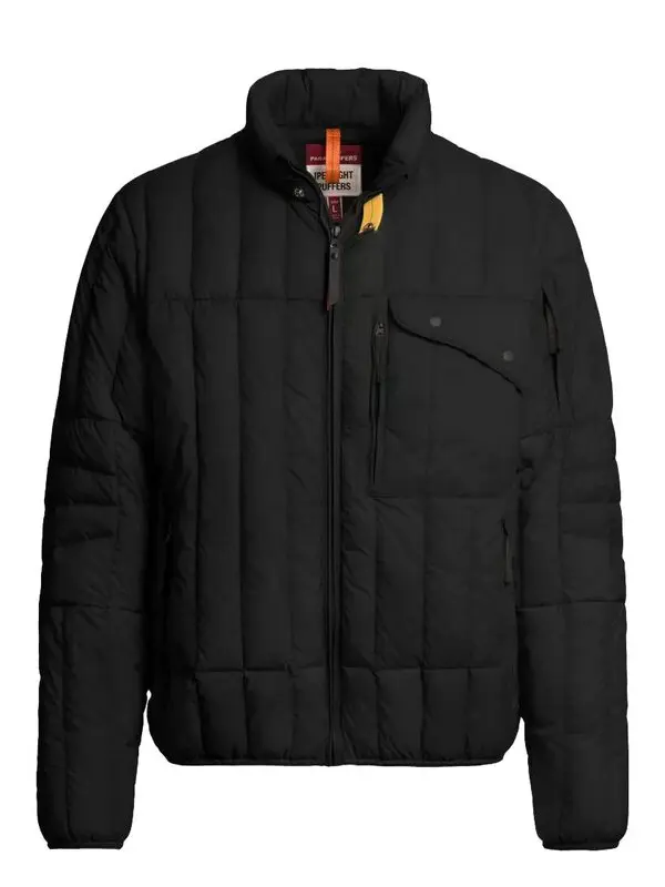 PARAJUMPERS Quilted Zip-up Jacket - Black