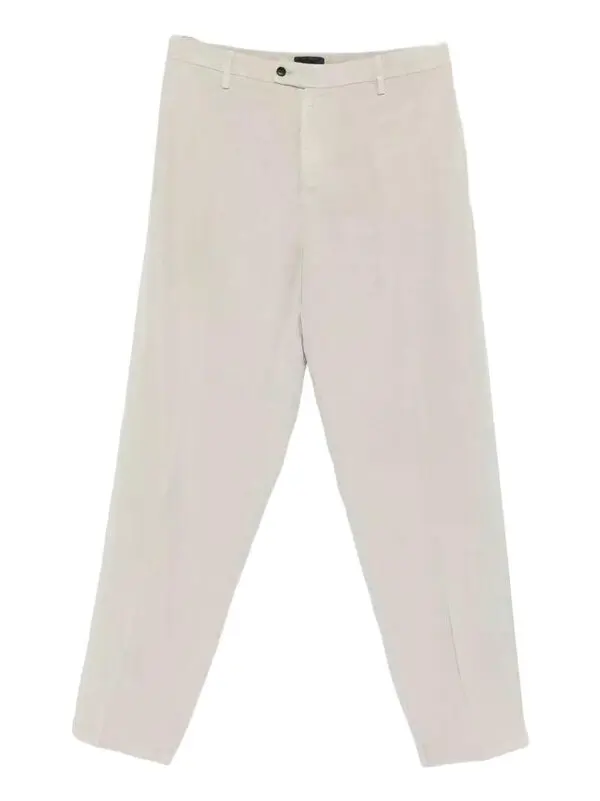 DONDUP Soft Straight Trousers - Neutrals