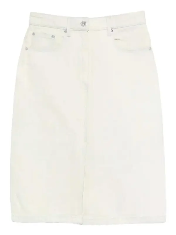 A.p.c. Belt-loop Midi Skirt - Neutrals