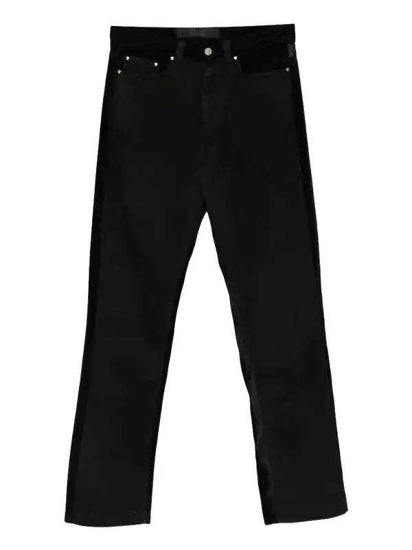 Versace 1990s Velvet Trousers - Black
