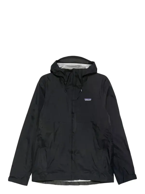 Patagonia Logo-patch Hooded Jacket - Black