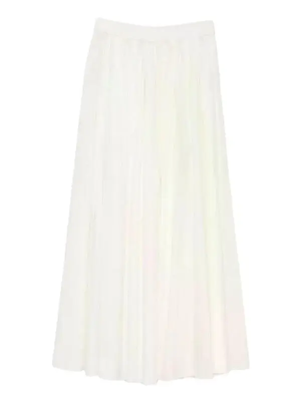 TELA Maxi Pleated Skirt - Neutrals