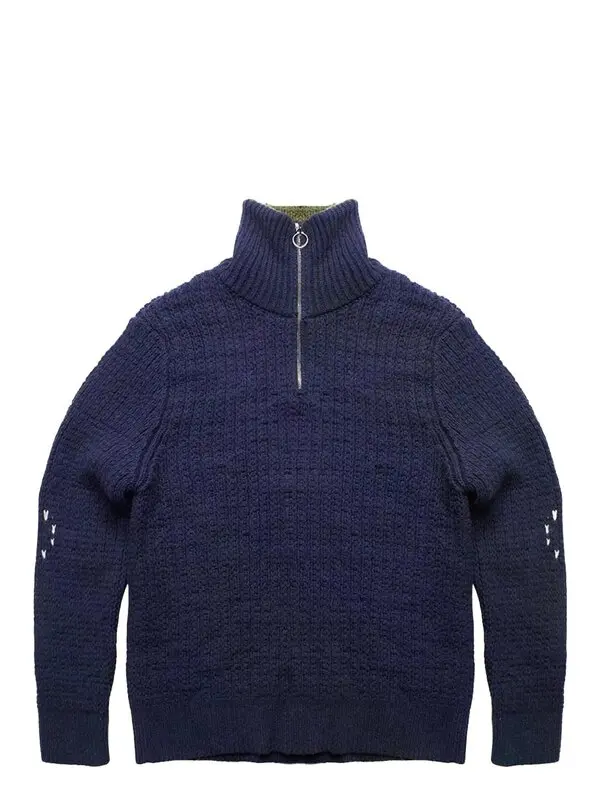 NAMACHEKO Half-zip Sweater - Blue