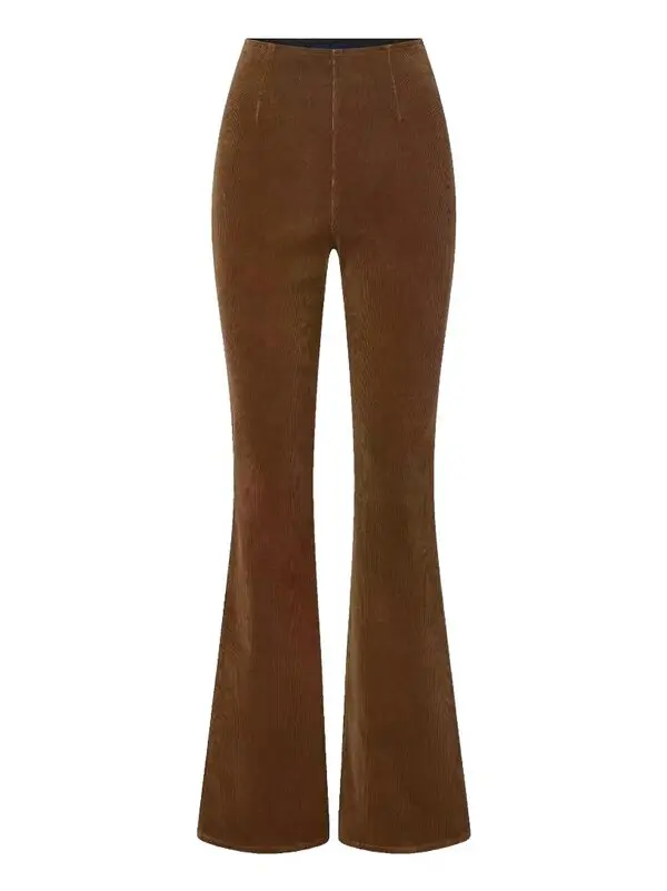 Veronica Beard Beverly Corduroy Trousers - Brown