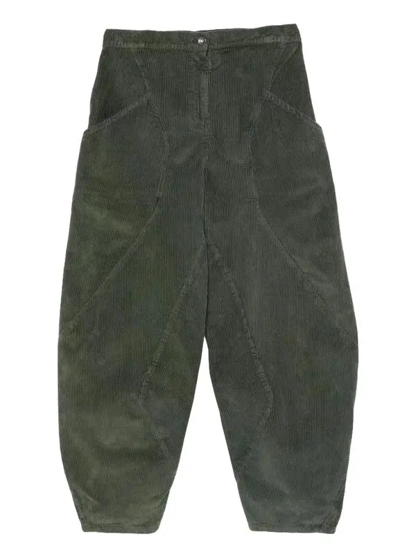 Henrik Vibskov Corduroy Panelled Trousers - Green