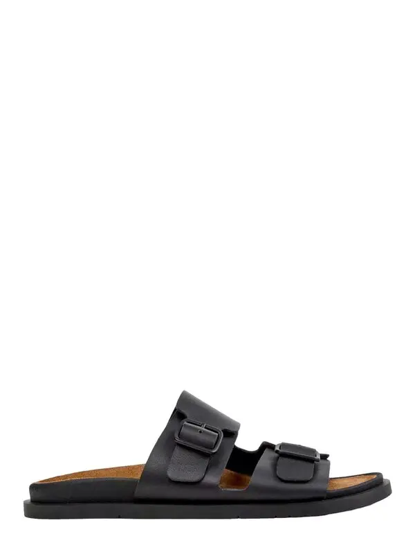 Camper Buckle Lluc Sandals - Black