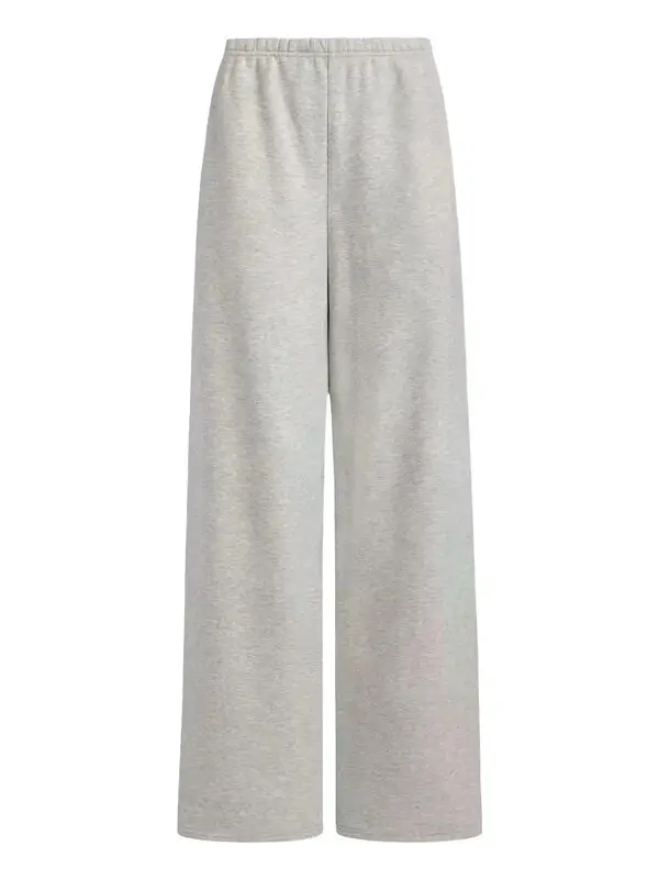 12 STOREEZ Wide Leg Terry Trousers - Grey
