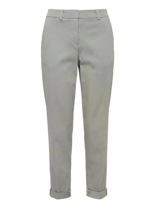 Peserico Cuffed Trousers - Grey