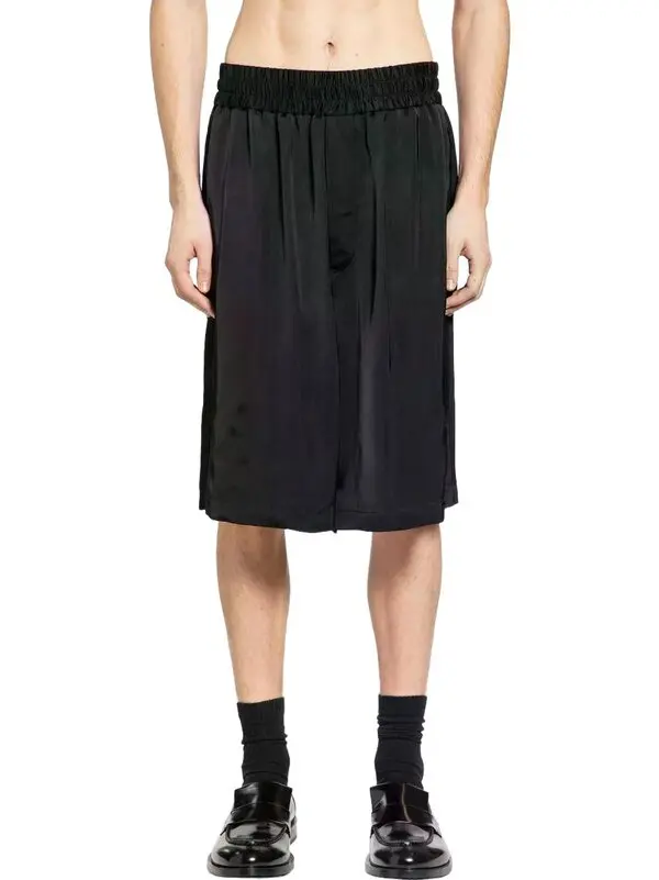 JIL SANDER Elasticated Trouser Shorts - Black
