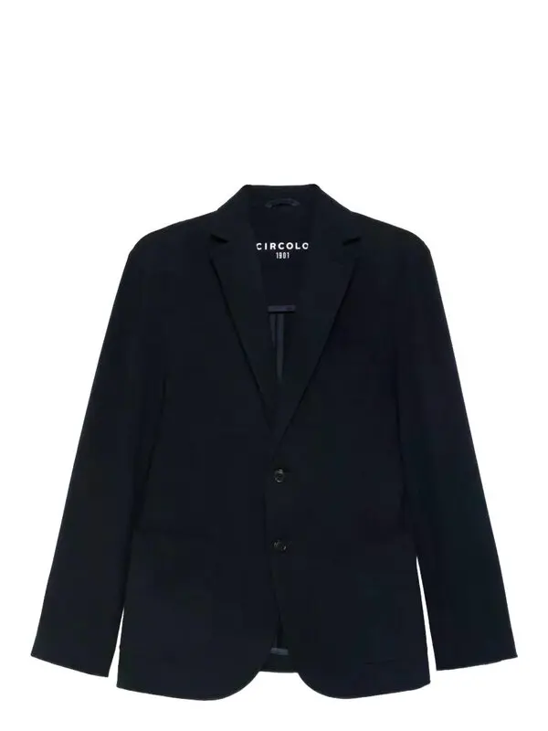 CIRCOLO 1901 Notched Pocket Blazer - Blue