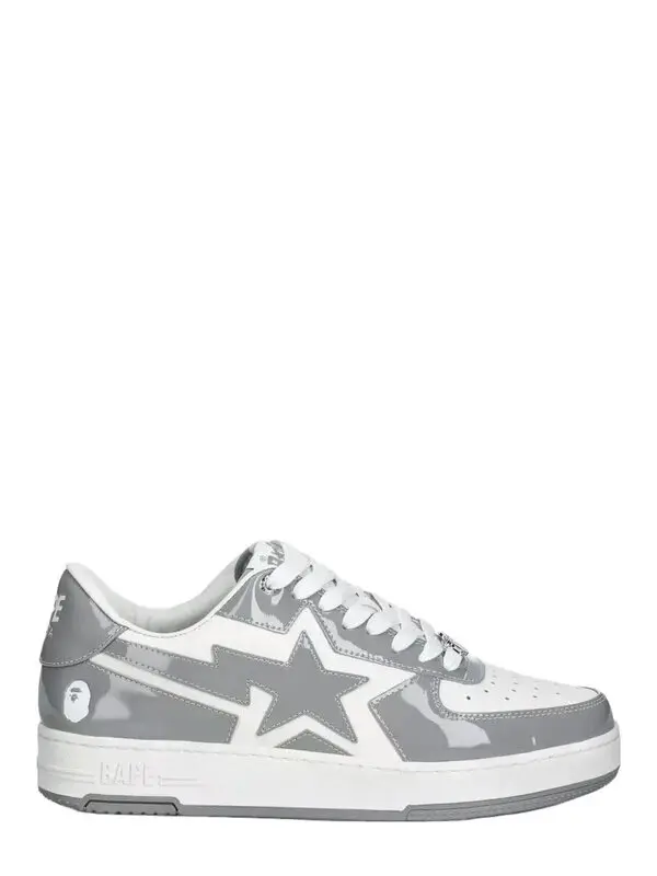 A BATHING APE Star-embellished Low Top Sneakers - White