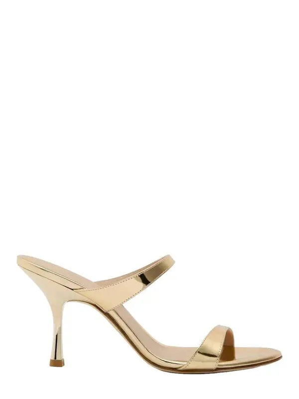 STUART WEITZMAN Strappy Stiletto Sandals - Gold