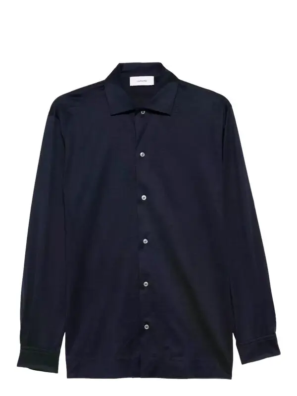 LARDINI Buttoned Shirt - Blue
