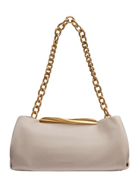 Donna Karan New York Poplin Clutch Bag - Sand