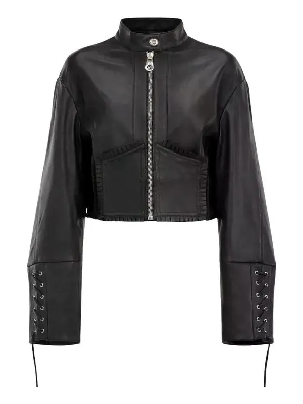 Blumarine Leather Jacket - Black