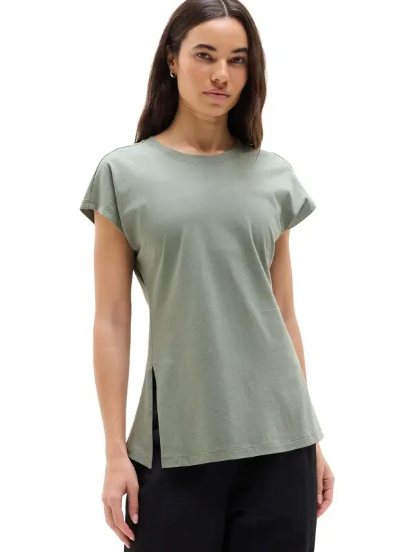 Athleta Favorite Cotton Dolman Tee - Cacti