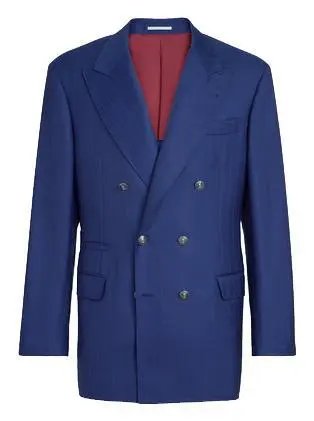 Brunello Cucinelli One-and-a-half Breasted Blazer - Royale Blue