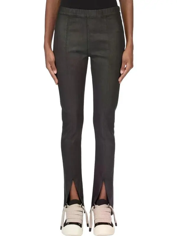 Rick Owens Slit Front Leggings - Black