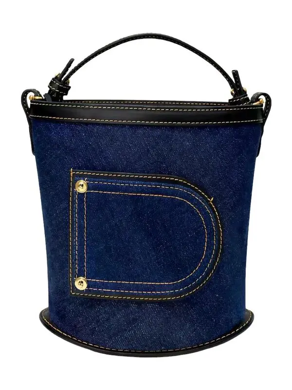 Delvaux Pin Bucket Bag - Blue