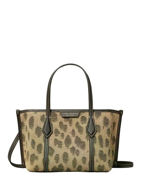 Tory Burch Mini Perry Canvas Tote - Brown