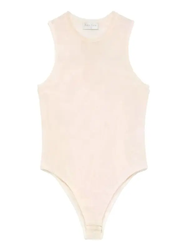 FORTE_FORTE Sleeveless Bodysuit - Neutrals